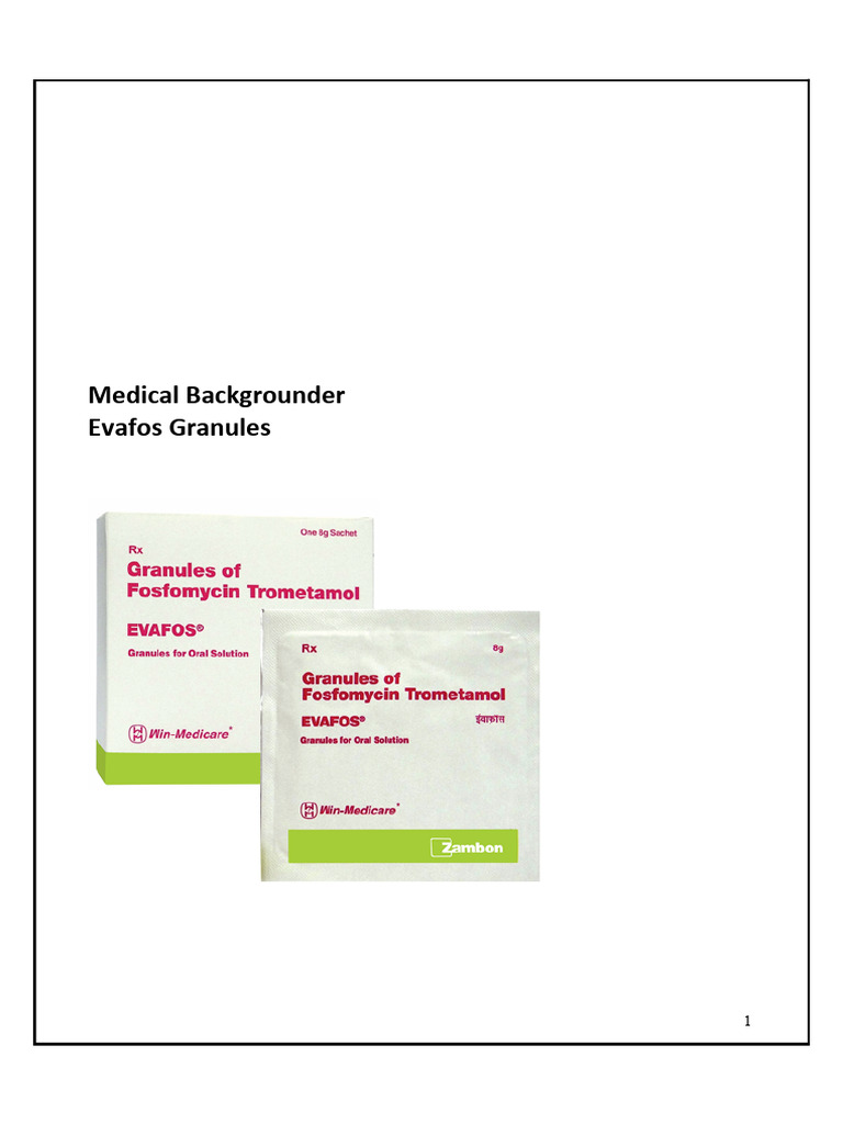 Evafos Medical Backgrounder | PDF | Urinary Tract Infection | Kidney