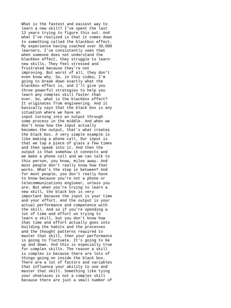 (English (Auto-Generated) (Auto-Generated) ) The Black Box Effect - How ...