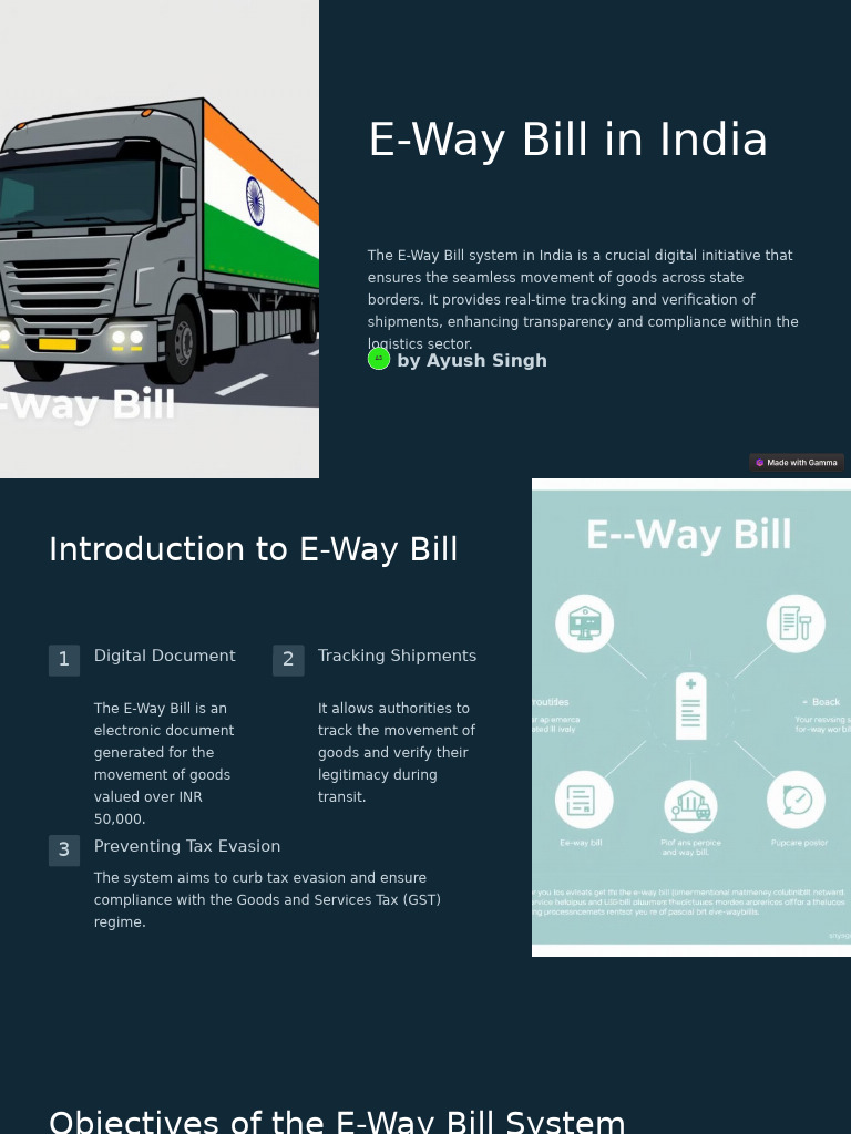 E Way Bill in India | PDF