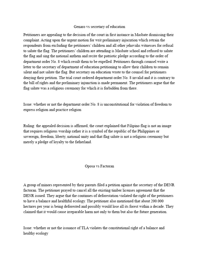 Case Digest of Constitution | PDF | Eminent Domain | Justice
