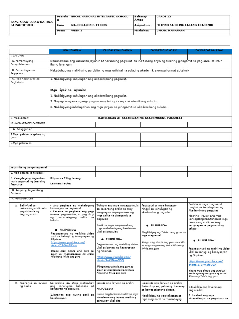 DLP Akademik q1 Week1 | PDF