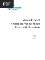 8 Post Pci Sheath Removal Protocolpdf | PDF | Percutaneous Coronary ...