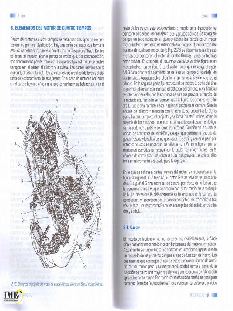Componentes y Diferencia Entre Tipos de Motores | PDF