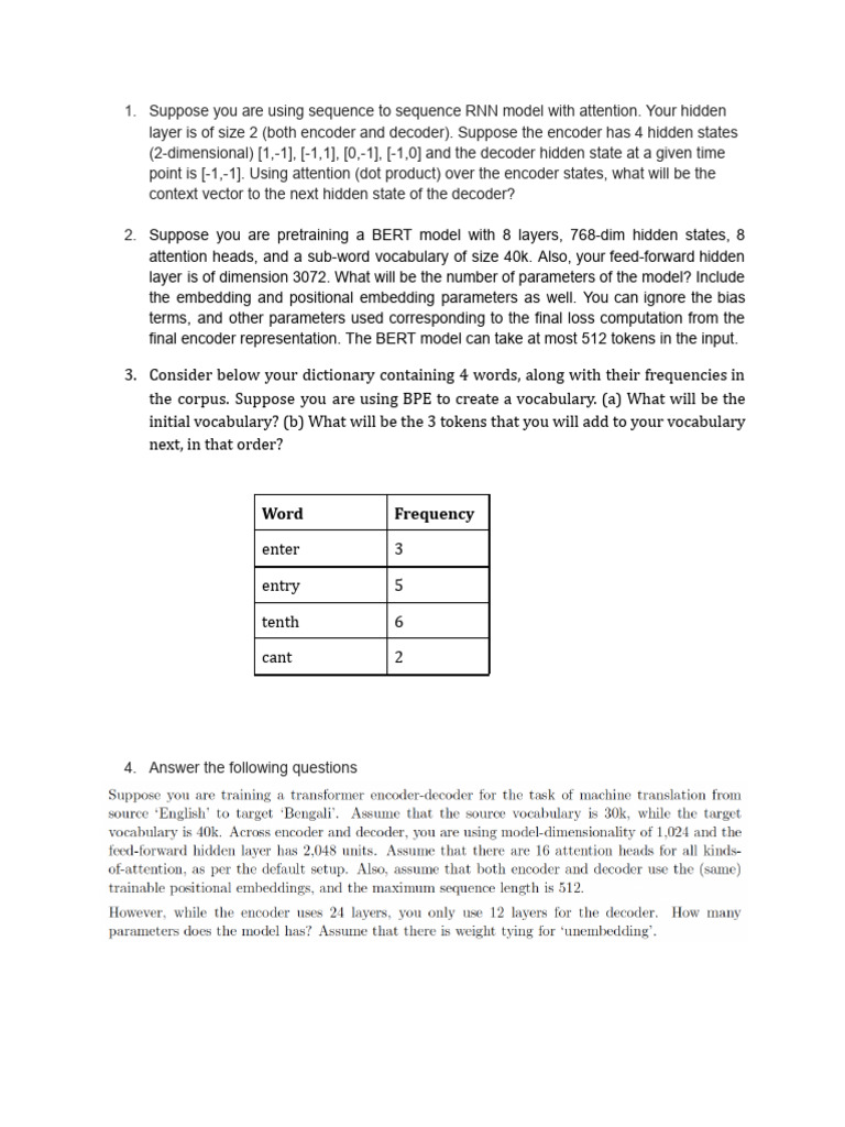 Practice Problems DL-2025 | PDF