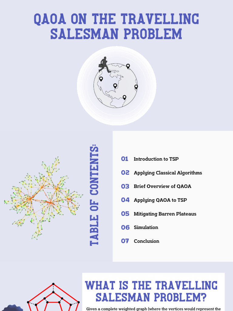 QAOA On The Travelling Salesman Problem | PDF | Quantum Computing | Theoretical Computer Science
