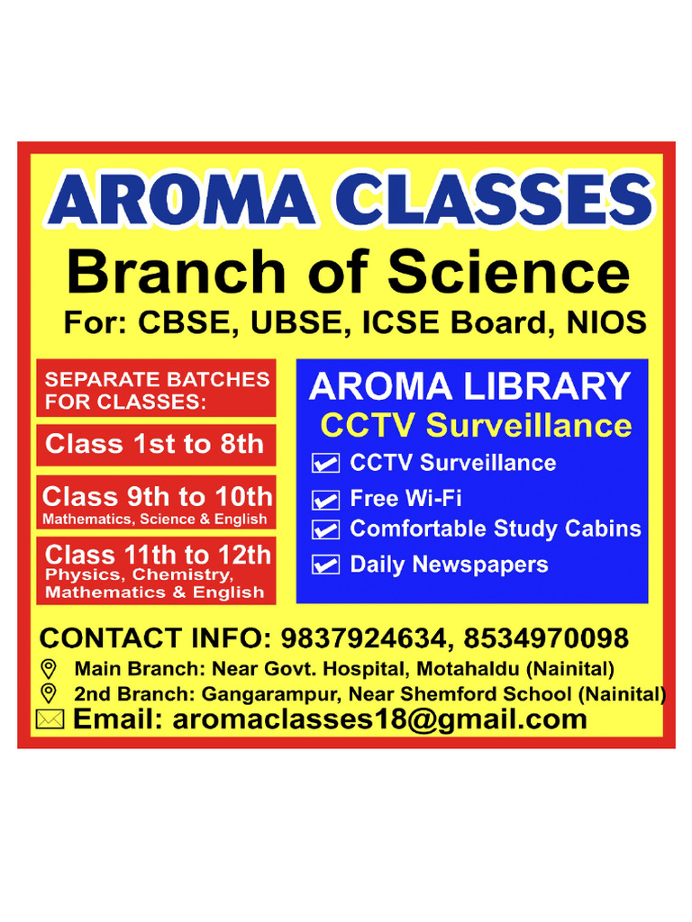 Aroma Class | PDF