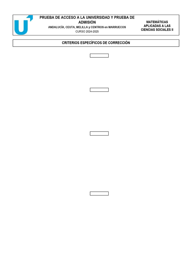 Criterio - Suplente2-A - Matem Ticas Aplicadas A Las Ciencias Sociales II | PDF