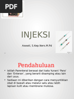 Teknik Injeksi: SC, IM, IC, IV | PDF