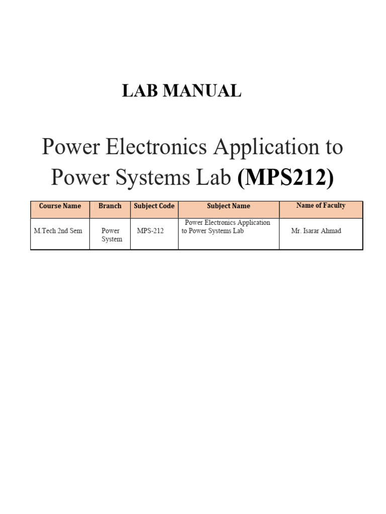 IGBT Characteristics and Lab Experiments | PDF | Power Inverter | Field ...