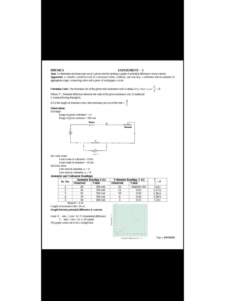 Physics Practical | PDF