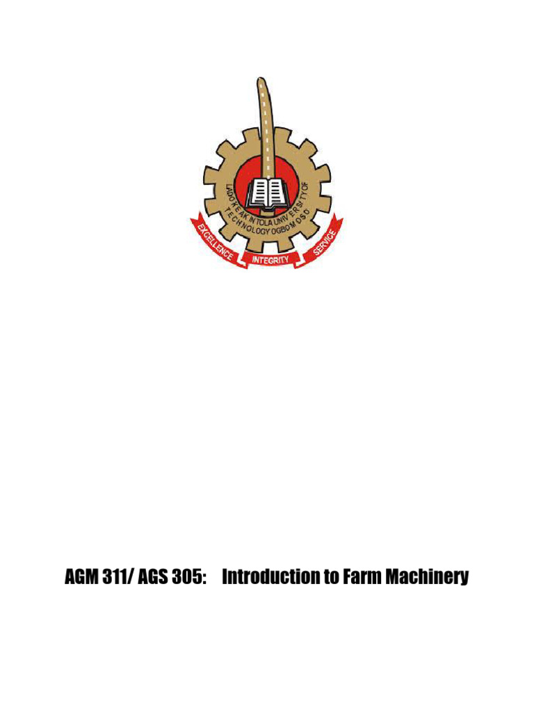 Introduction To Farm Machinery | PDF | Agriculture | Machines