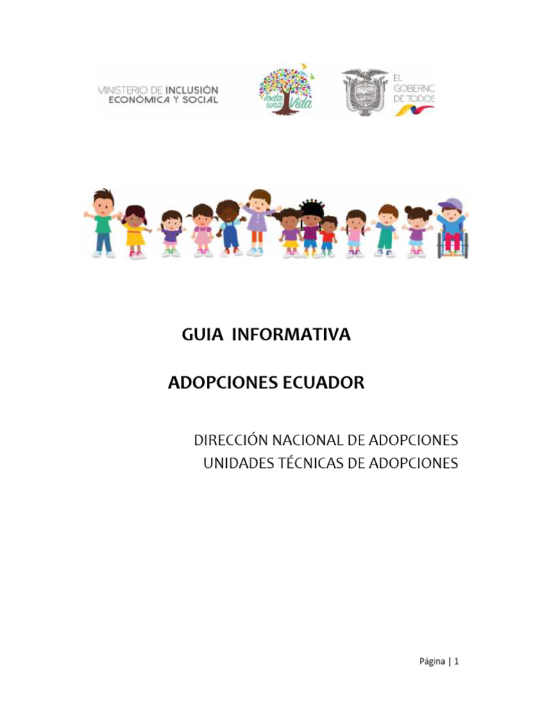 Guia Informativa Adopciones Ecuador | PDF | Adopción | Familia