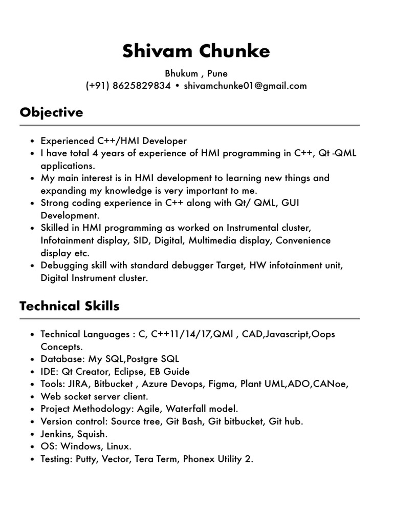 Shivam Updated Resume 2025 | PDF | Software | Computing