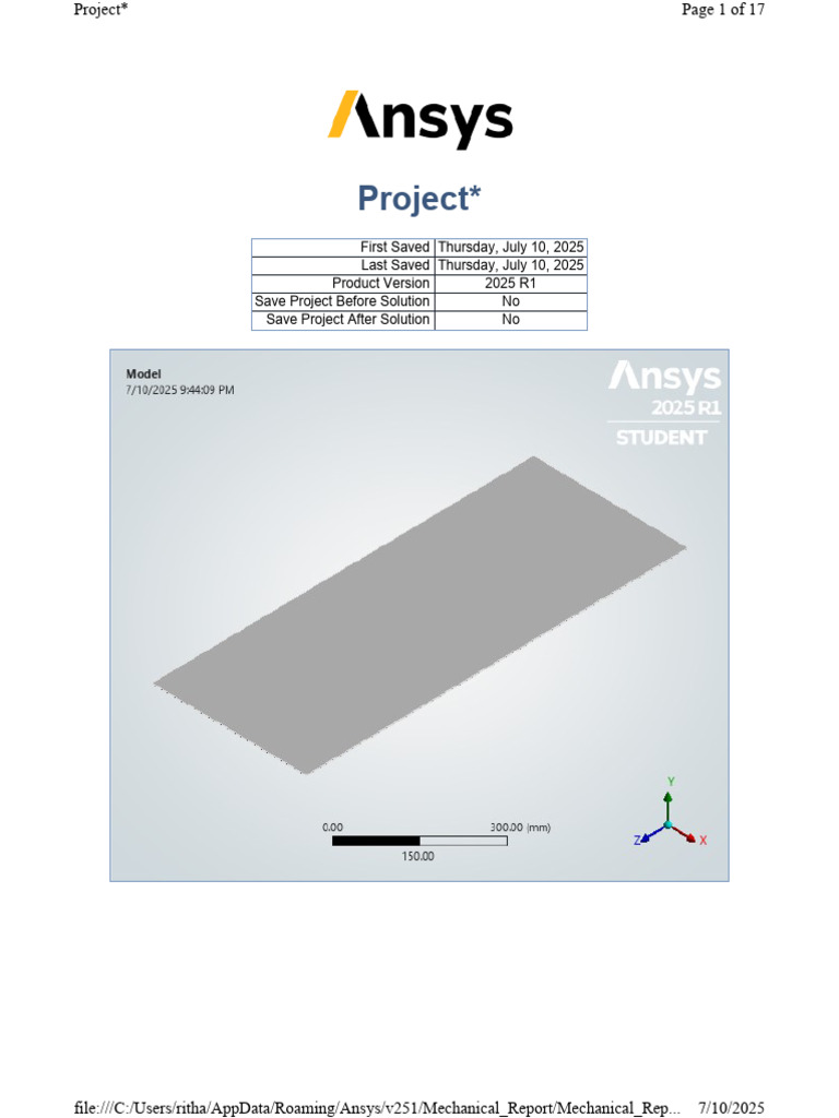 Floor Panel 1 Modal | PDF | Young's Modulus | Mechanics