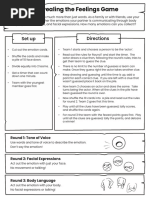 Feelings Charades Activity Guide | PDF | Emotions | Body Language