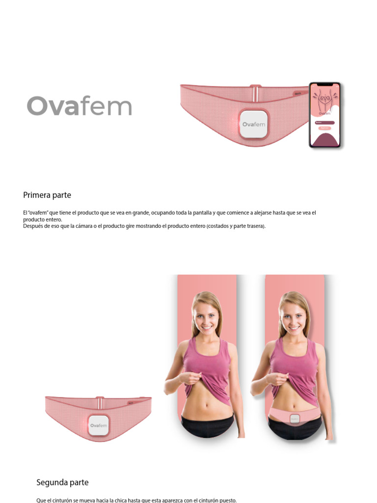 Guía de uso del dispositivo Ovafem | PDF