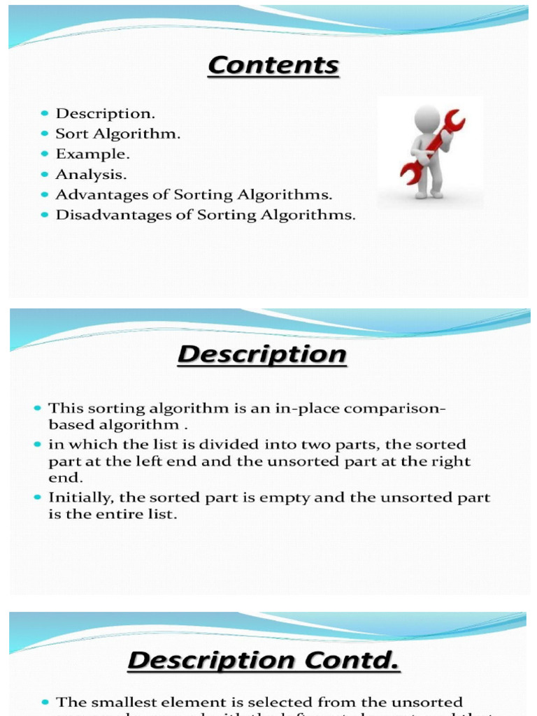Selection Sort | PDF