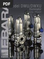 EBARA 3M Series Pump Catalogue | PDF | Pump | Manufactured Goods