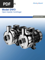 EBARA 3M Series Pump Catalogue | PDF | Pump | Manufactured Goods