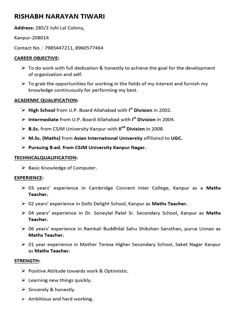 Rishabh Tiwari CV (Updated) - July 2025 | PDF