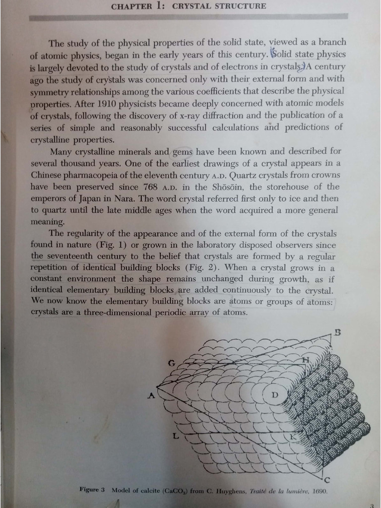 Solid State (Chapter 1) Kittle 4th Edition | PDF