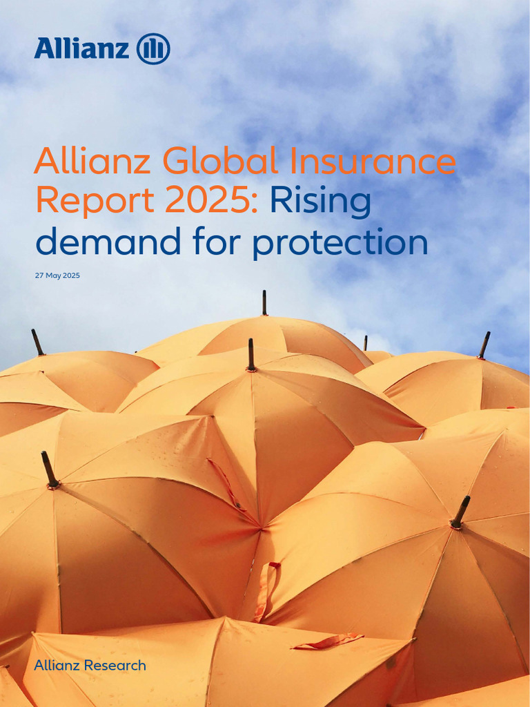 Allianz Global Insurance Report 2025 | PDF | Cost Of Living | Inflation