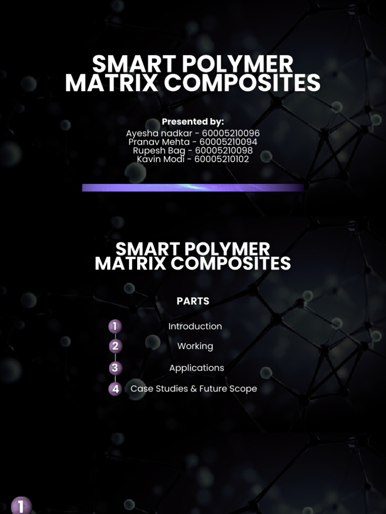 Smart Polymer Matrix Composites Overview | PDF | Composite Material ...