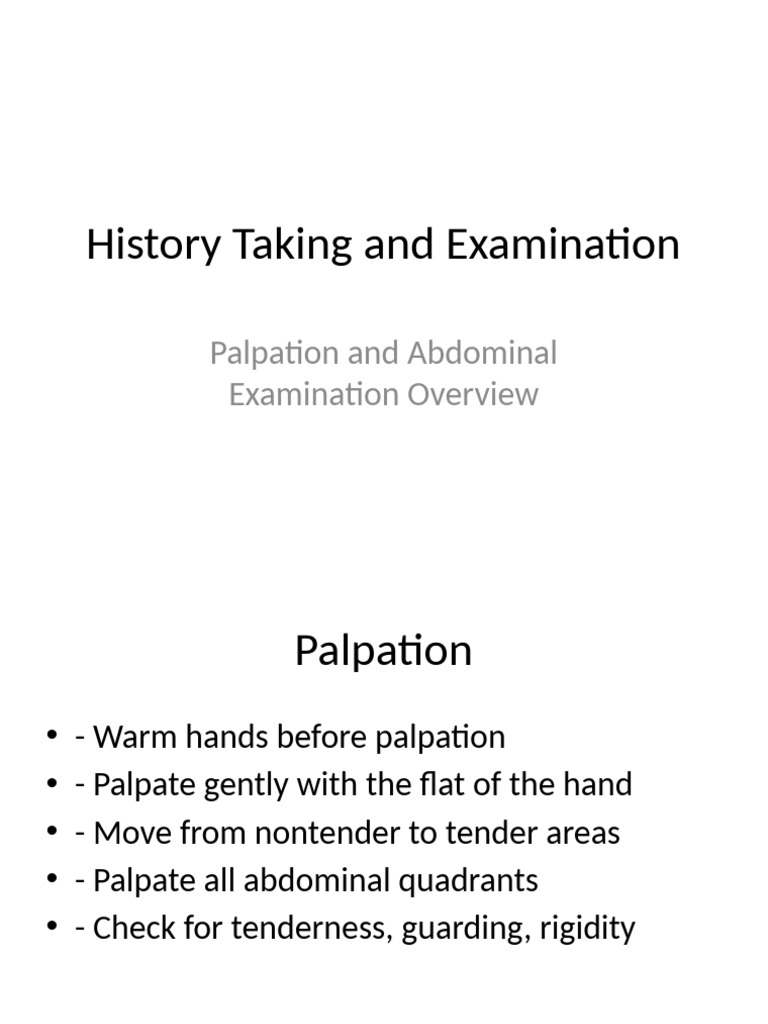 Abdominal Examination Pdf