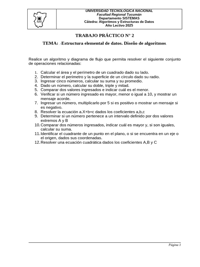 AyED TP 2 2025 Parte1 | PDF