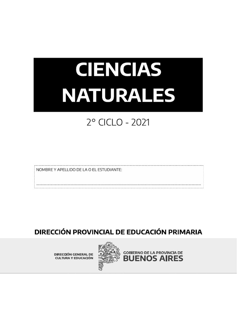 Primaria - CN - 2do Ciclo | PDF