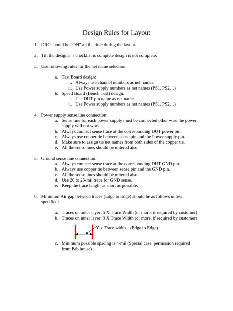 PCB Layout Design Rules Overview | PDF | Printed Circuit Board ...