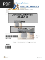 MEMO 2025 Baseline Test GRADE 12 MATHEMATICS | PDF | Mathematics