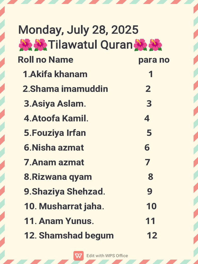 1st List Quran-9 | PDF