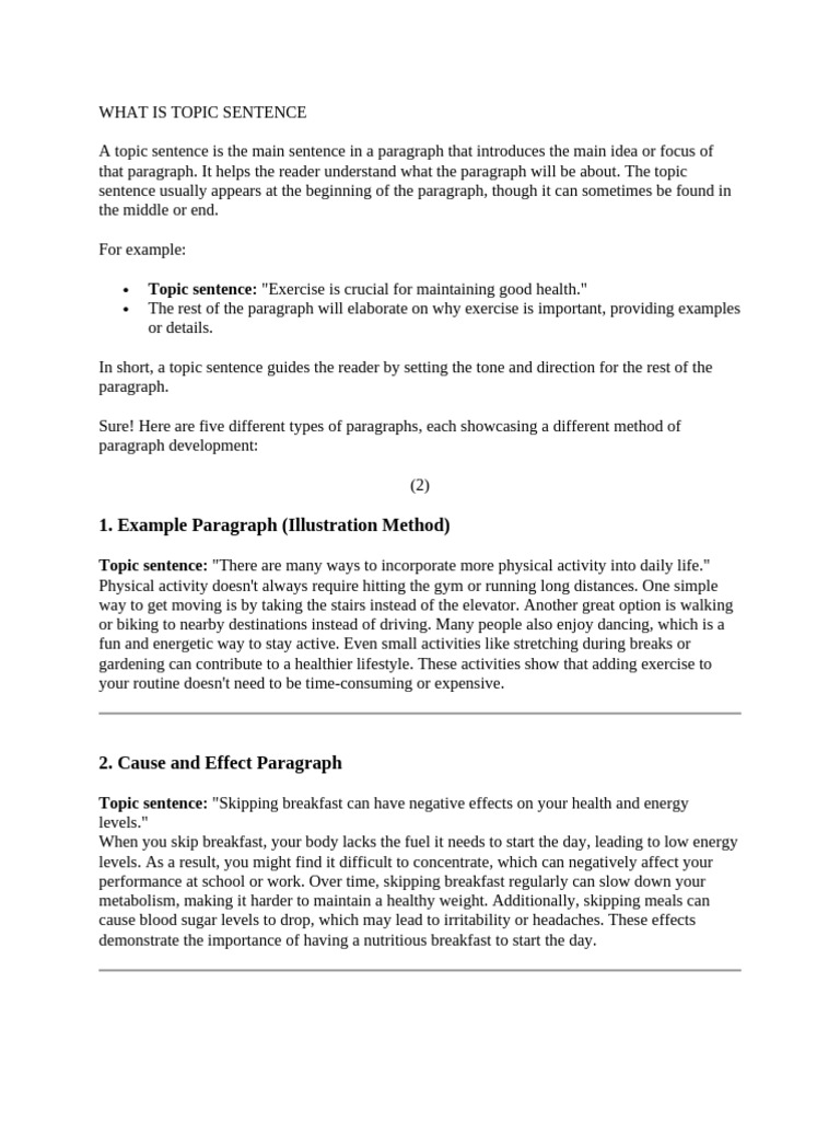 Gns 101 What Is Topic Sentence | PDF | Sustainability | Cakes