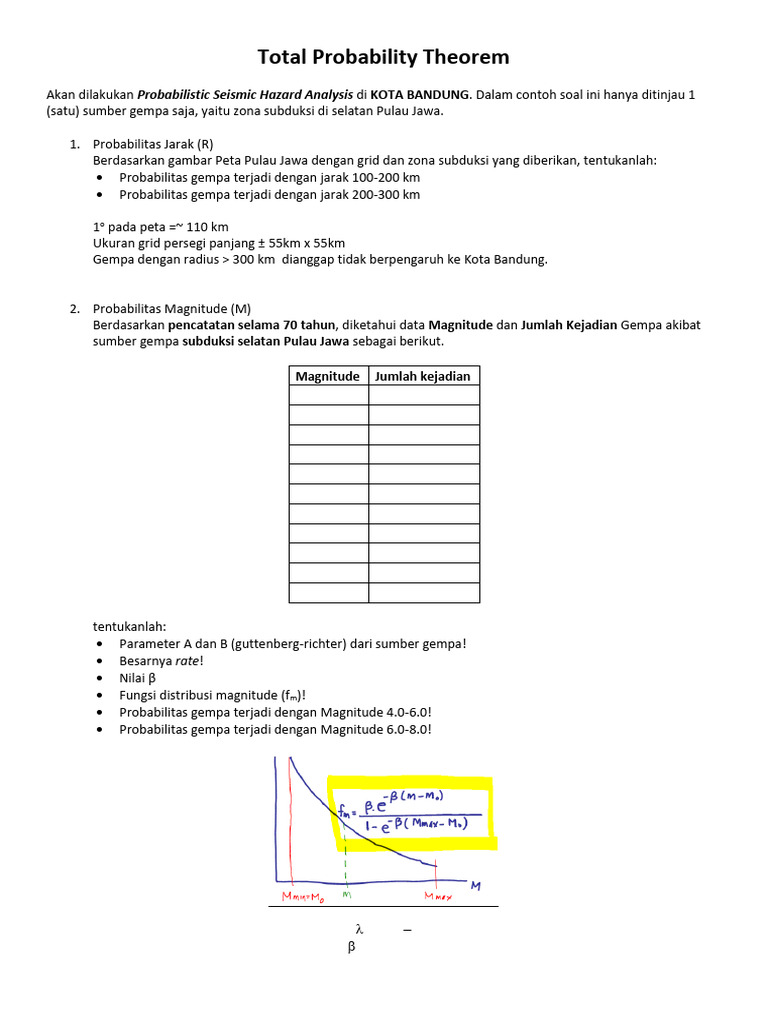 02 Latihan Soal Total Probability Theorem | PDF