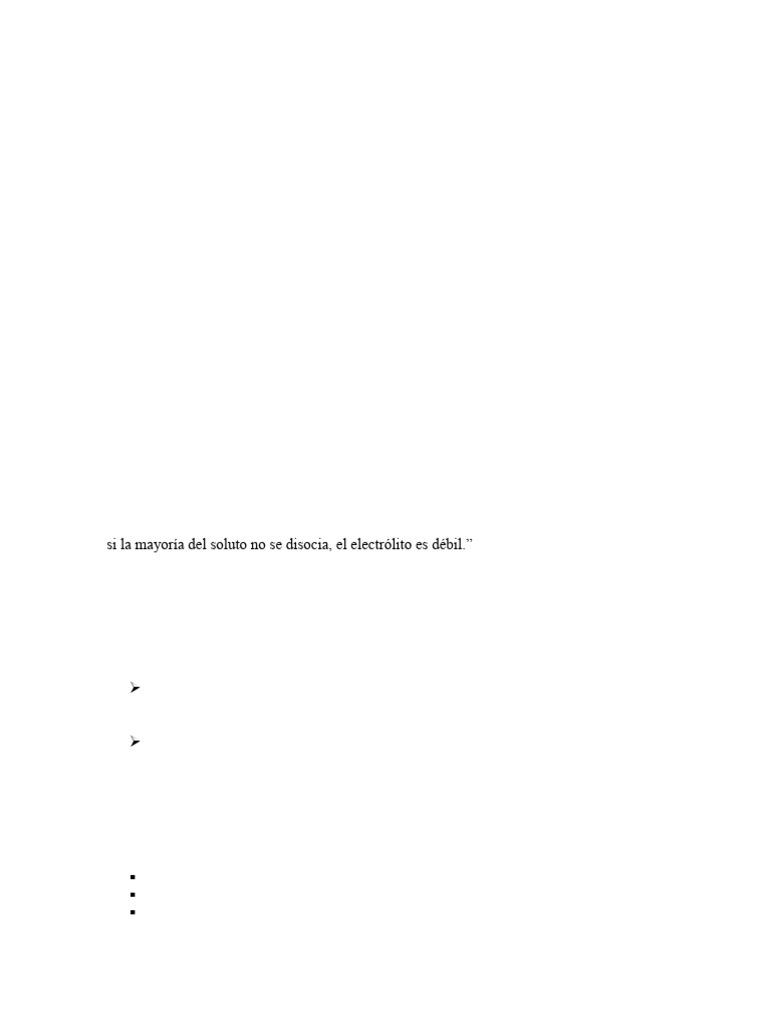 Electrolitos: Conducción y Experimentos | PDF | Electrólito | Sal (química)