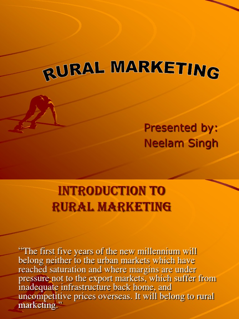 Rural Marketing Hul Ppt | Rural Area | Agriculture
