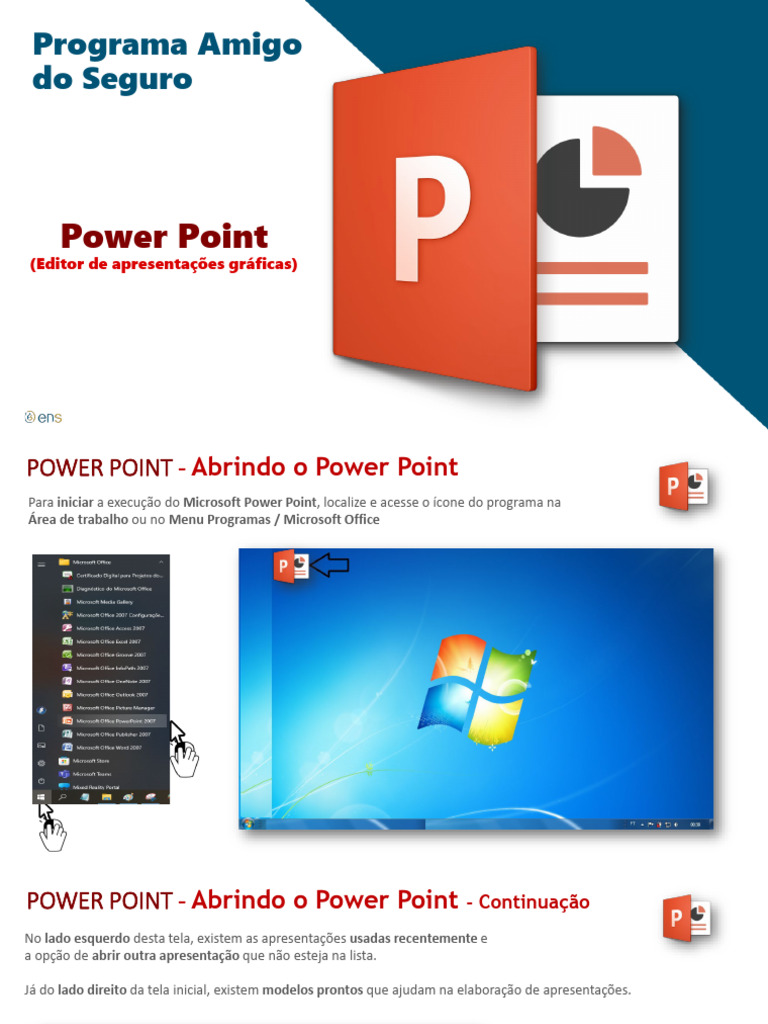 Microsoft Power Point | PDF | Microsoft Power Point | Programas