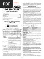 Tenacity Herbicide Label 2020 | PDF | Surface Runoff | Legal Liability