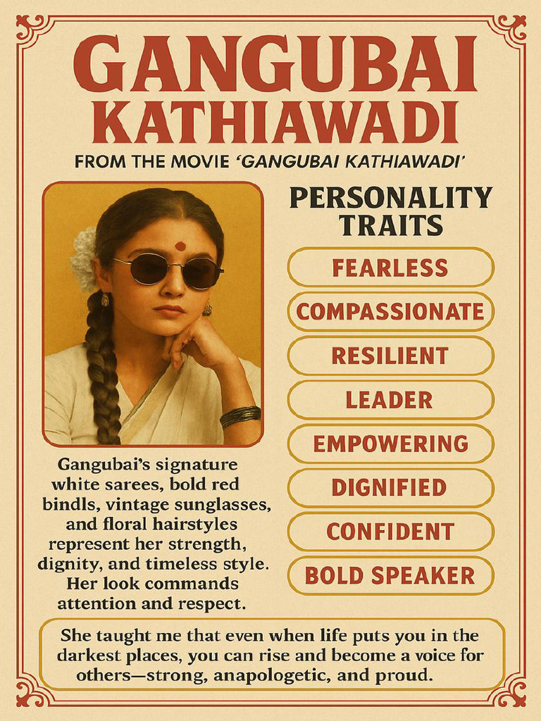 Gangubai Kathiawadi Poster A3 | PDF