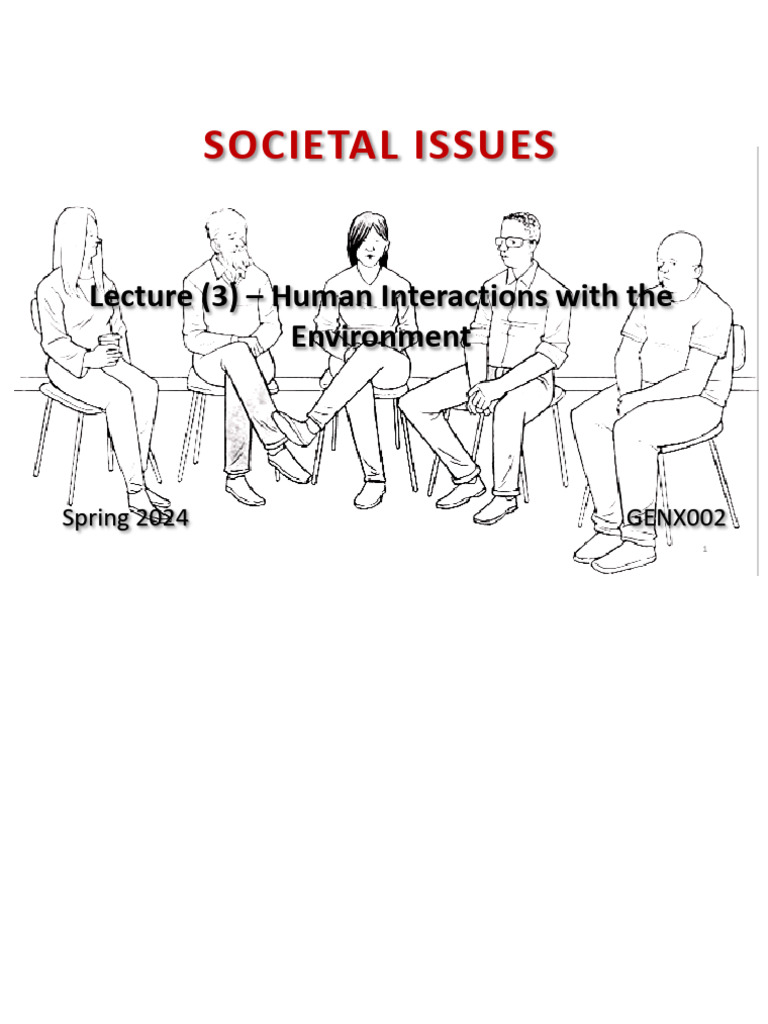 Human-Environment Interaction Overview | PDF | Natural Environment ...