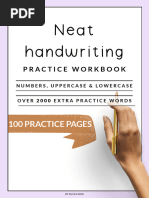 Lucida Handwriting Practice | PDF