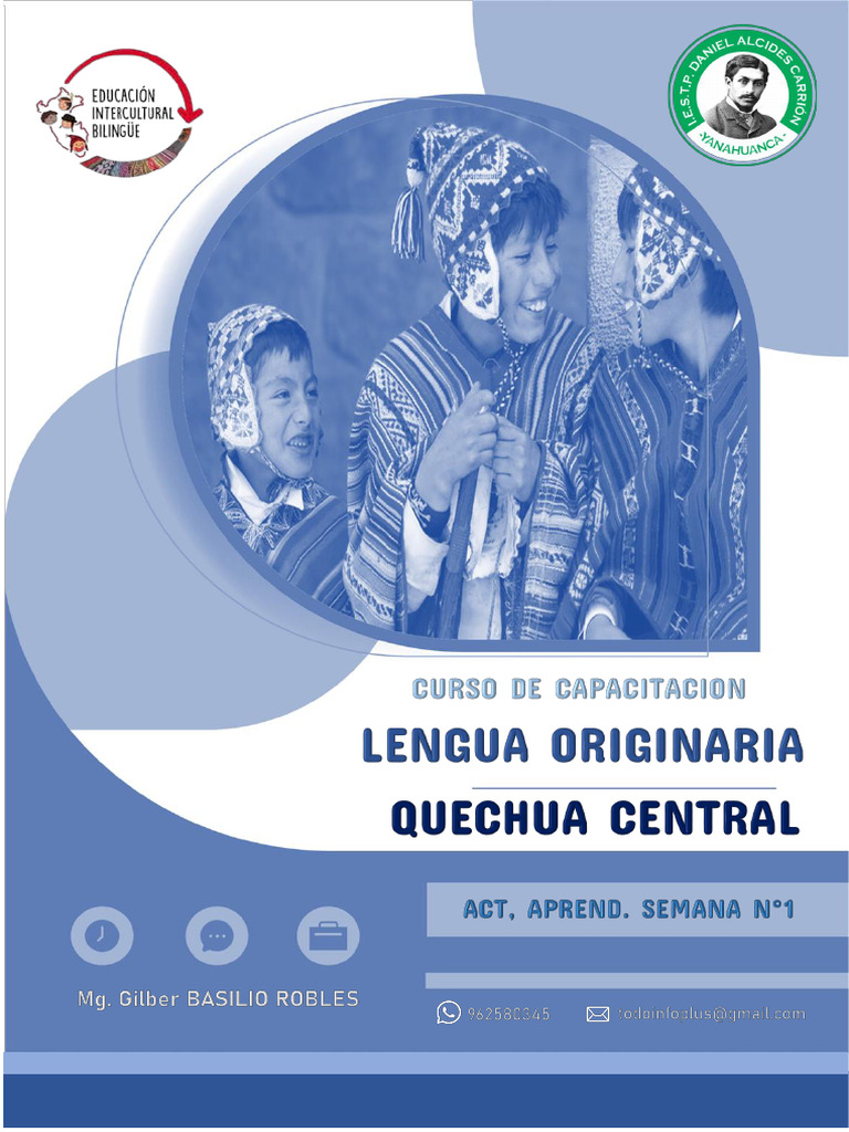 Quechua - Central - Semana 1 | PDF | Andes | Comunicación humana