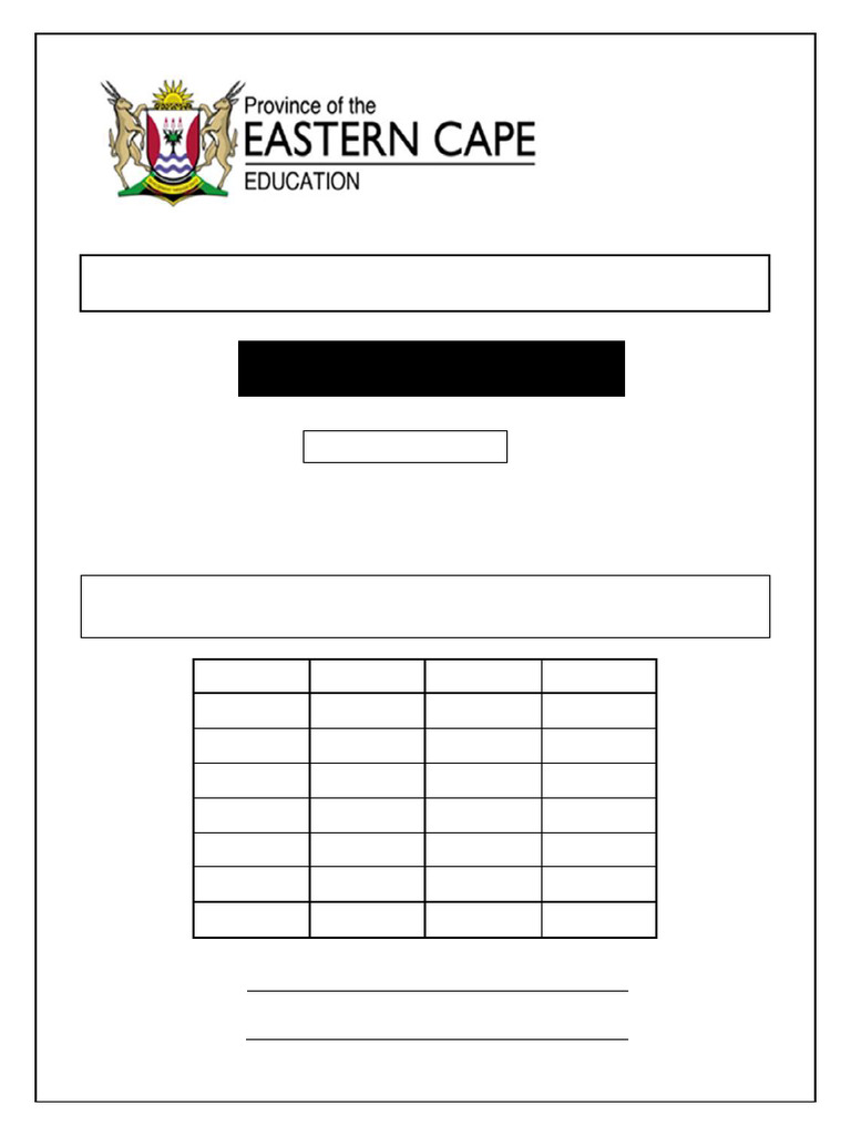 2017 Grade 11 Accn Answer Book Afr | PDF