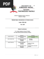 UKZN Criminology Honours Admission Guide | PDF | Academic Degree ...