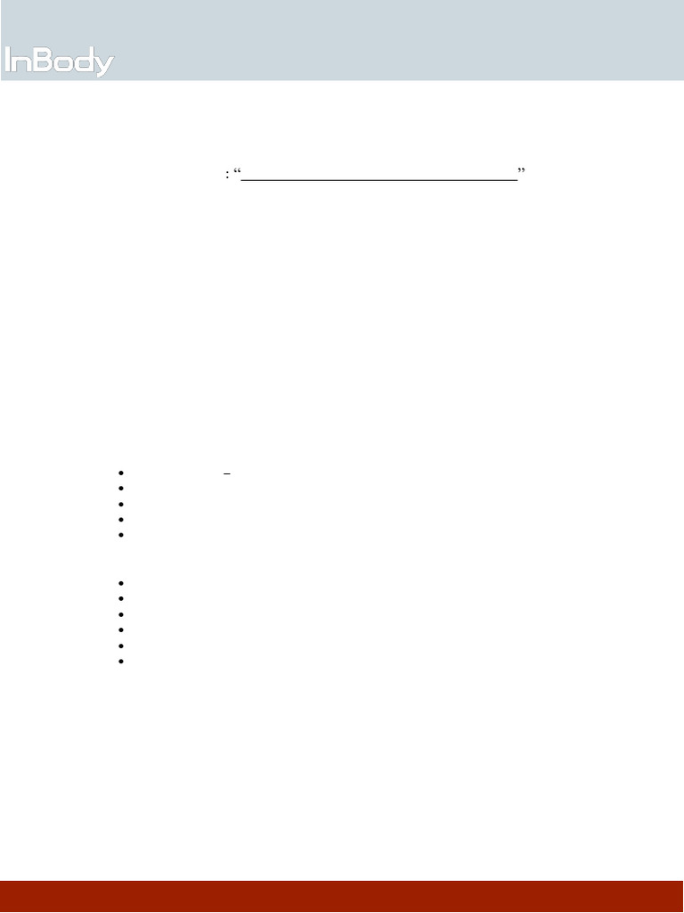 InBody - Curso BIA 2014 Programa Preeliminar 01 | PDF