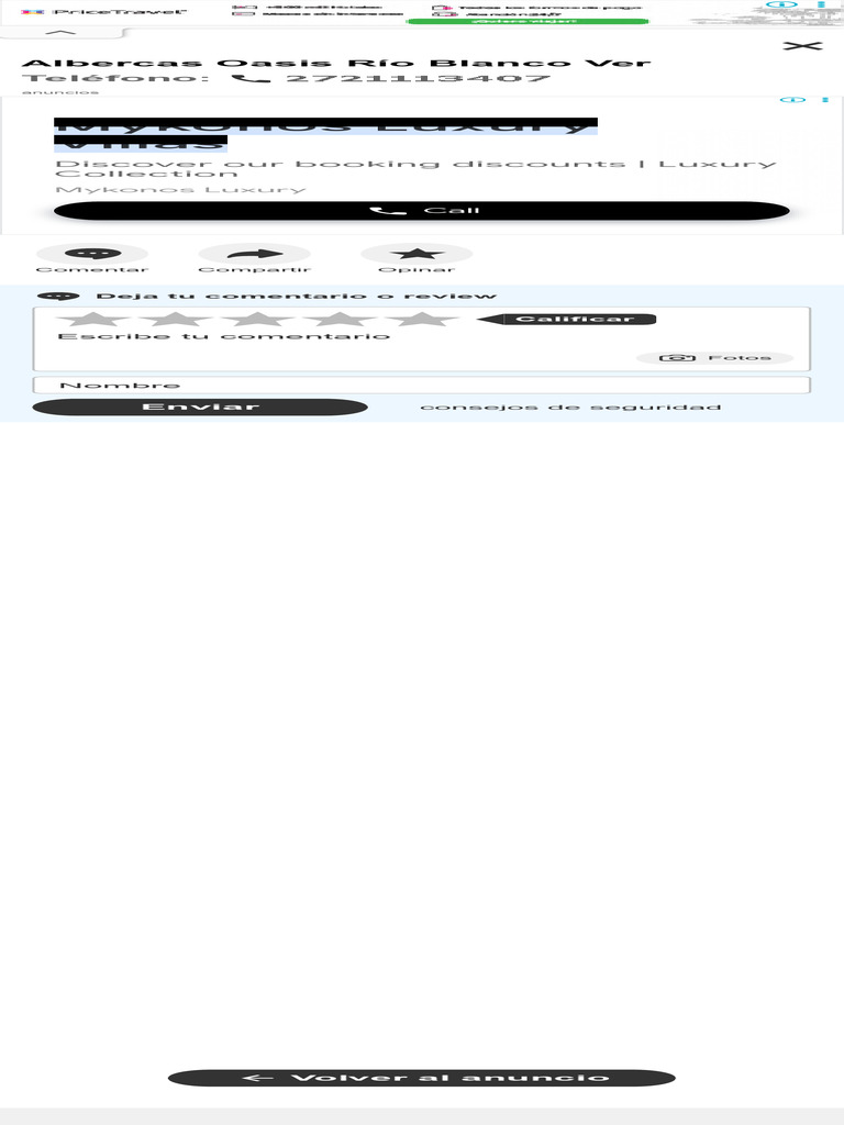 Albercas Oasis Río Blanco Ver Teléfono | PDF