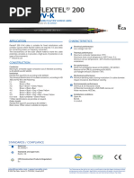 Dekoron Cable Product Specification Sheet | PDF | Wire | Electric Power