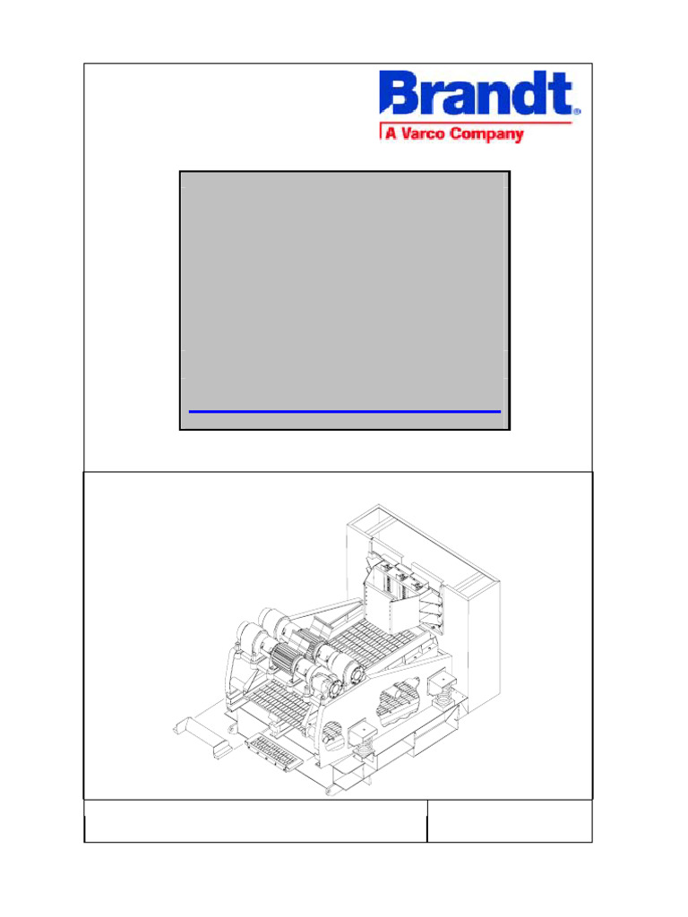 VSM 300 Shale Shaker Manual | PDF | Specification (Technical Standard ...