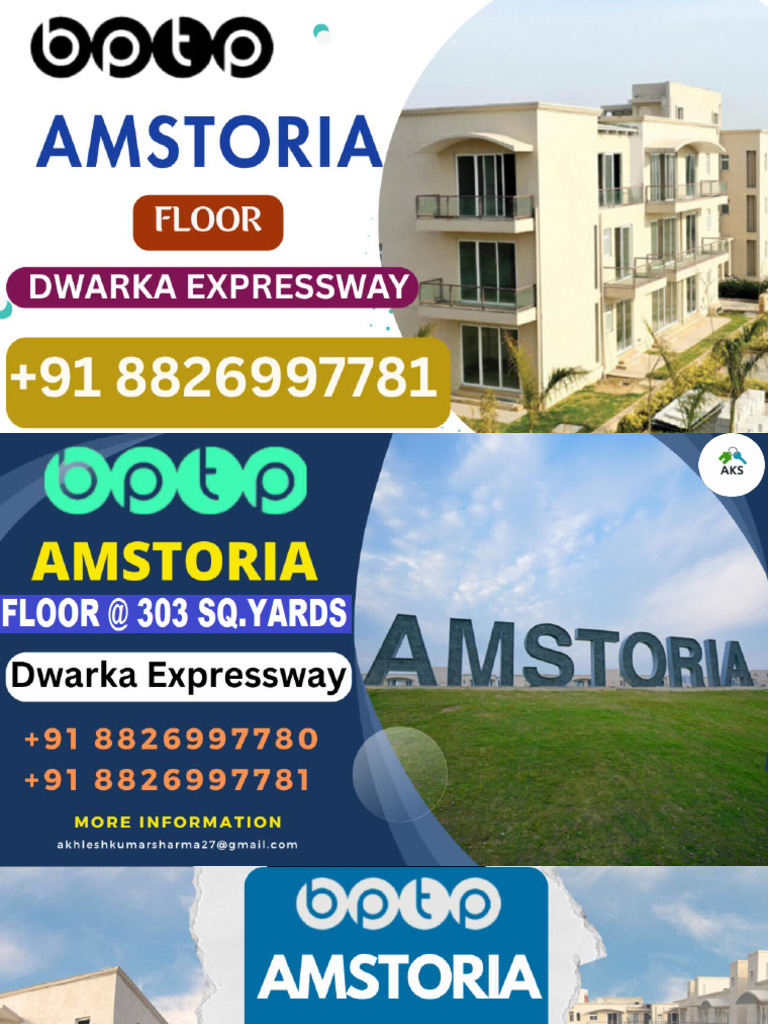 00 BPTP Amstoria Floor PPT 15.4.2025 | PDF